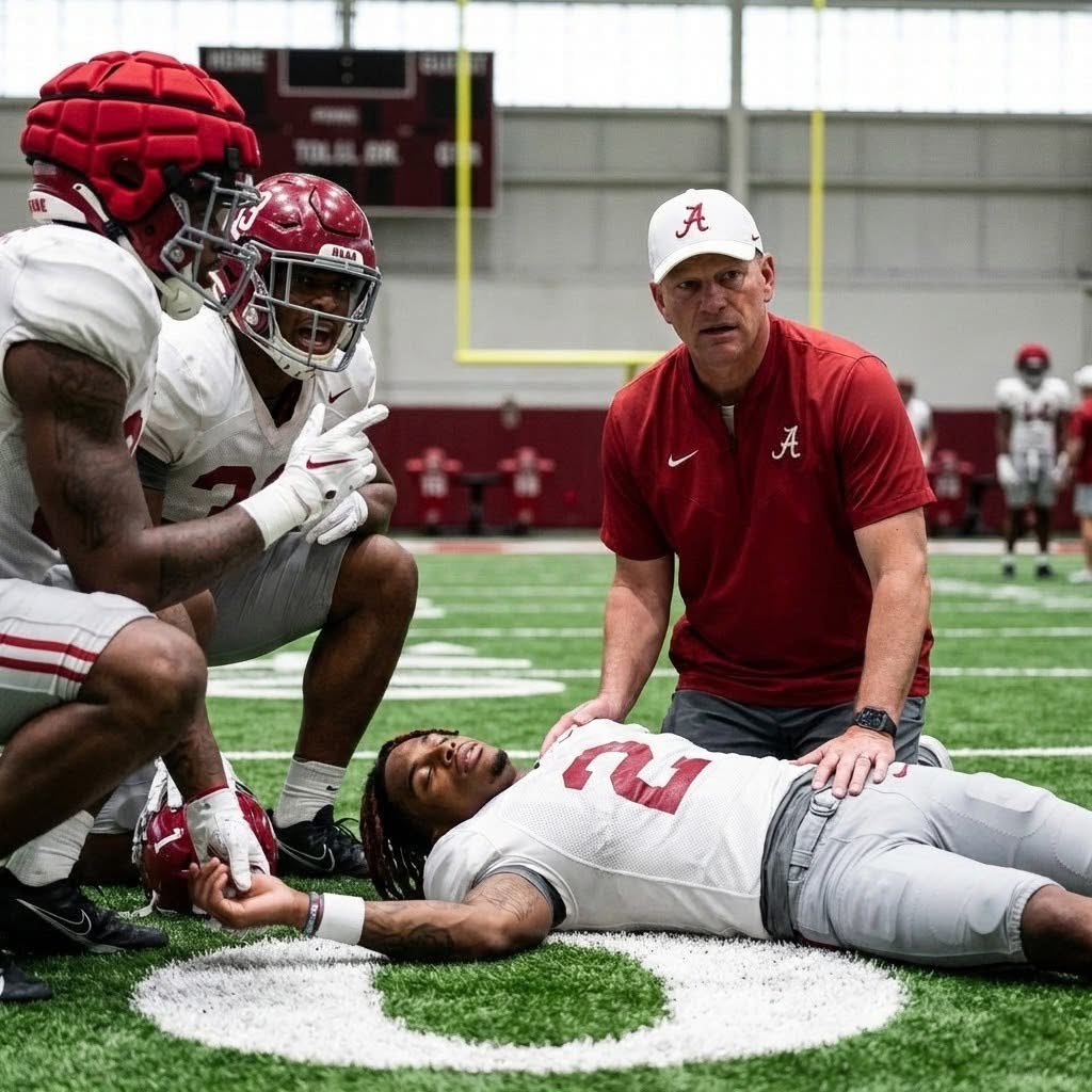 BREAKING UPDATE: Tension blanketed the Alabama Crimson Tide practice ...